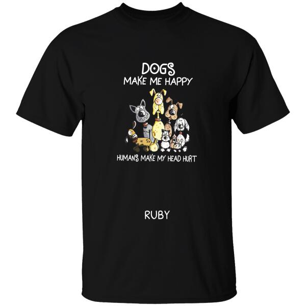 Personalized Dog Happy Tee – DOGSTROM